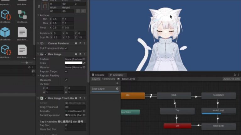 【エージェント作成誌4】Unity＋Live2Dのアニメーションについて深堀りしてみる│卯木のめも帳